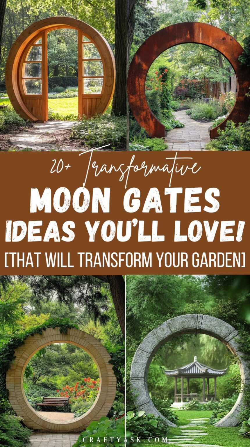 20 Moon Gates Ideas: That Will Transform Your Garden Into A Dreamy Oasis