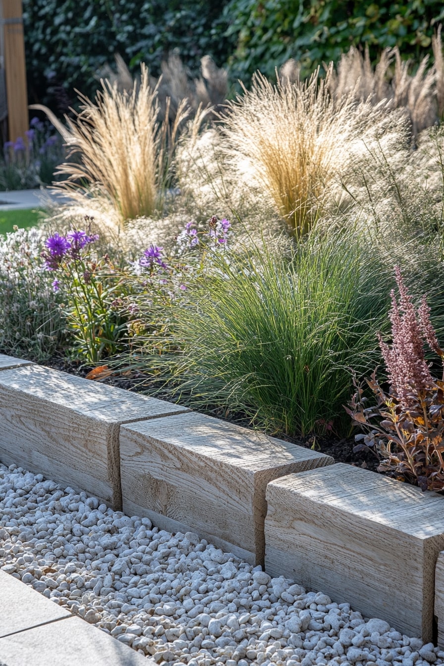 20 Garden Borders with Sleepers Ideas