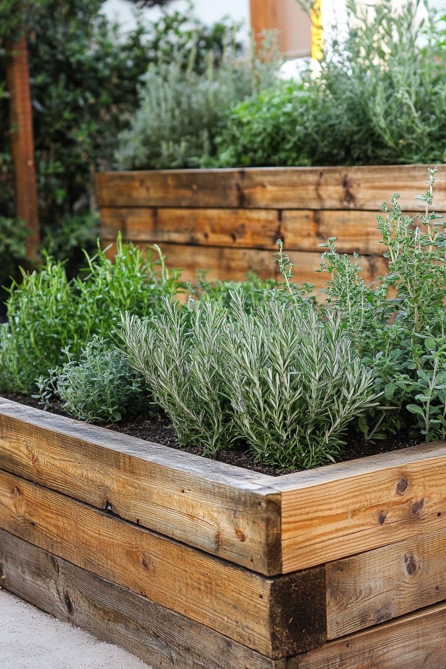 20 Garden Borders with Sleepers Ideas